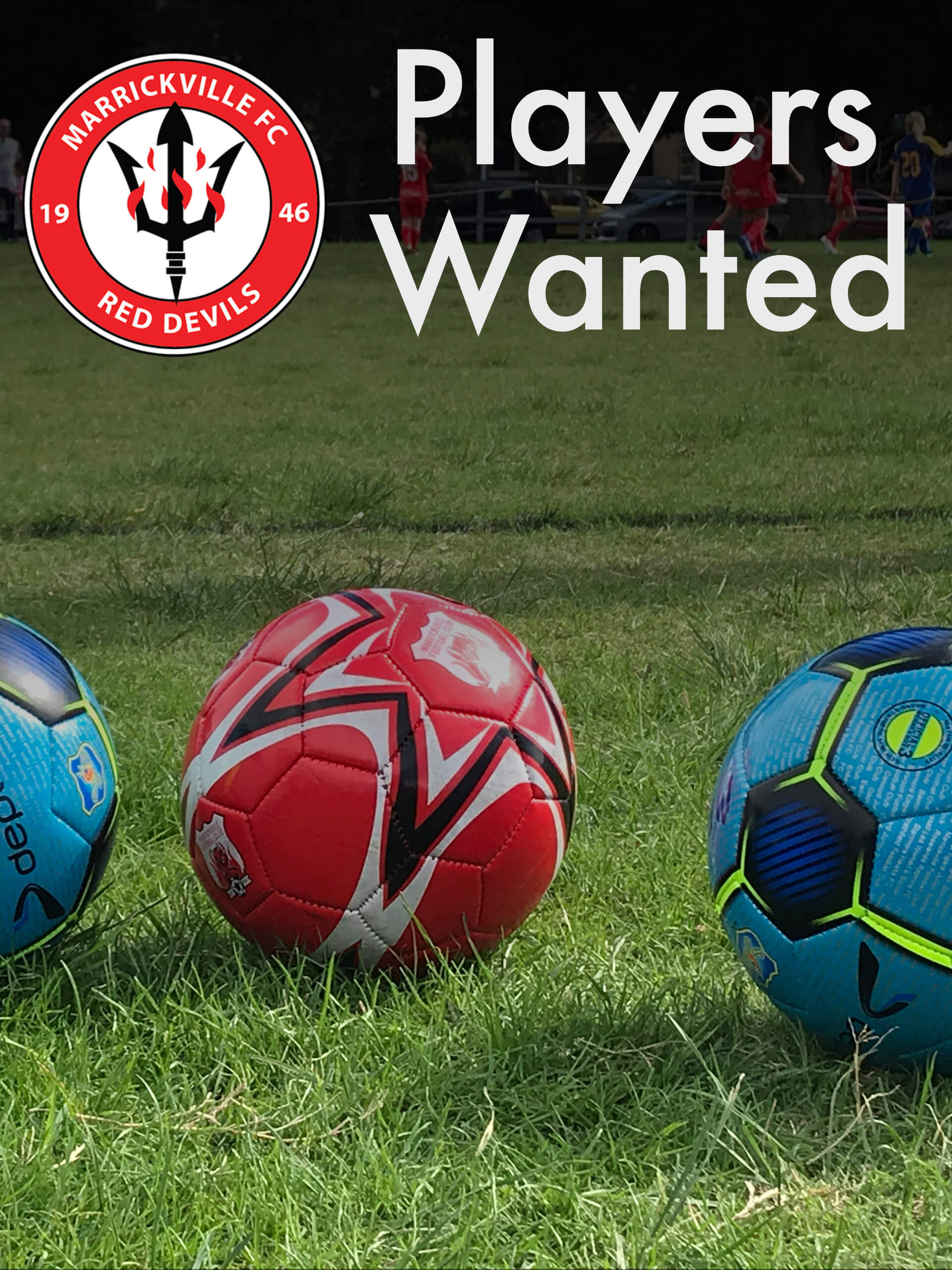 Players Wanted – Marrickville Football Club